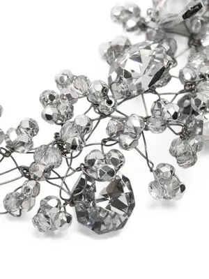 MARIA CALDERARA Diamond Crystal Long Necklace