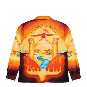 Casablanca Graphic Printed Long-sleeved Shirt
