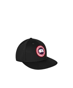 Canada Goose Logo Patch Baseball Cap - Black