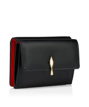 CHRISTIAN LOUBOUTIN Compact Wallet - Black