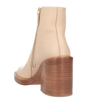 Chloé Minimalist Leather Ankle Boots