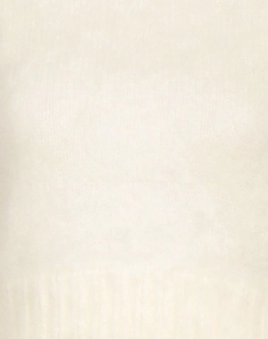 Saint Laurent Solid-color High-neck Knitted Sweater