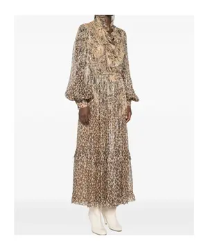 Etro Paisley Leopard-print Maxi Dress