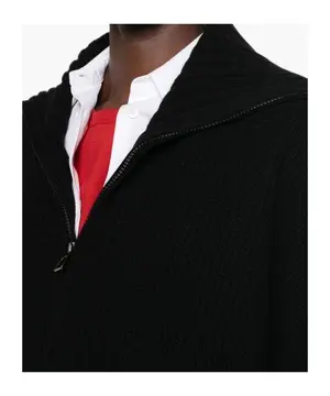 THE FRANKIE SHOP Ribbed-knit Zip-up Cardigan