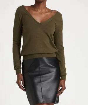 Saint Laurent Lightweight Cashmere Knit Sweater - No