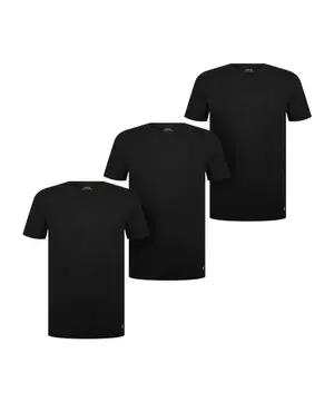 Polo Ralph Lauren Three-pack Crew Neck T-shirts - Black