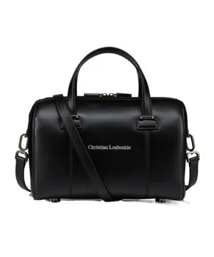 CHRISTIAN LOUBOUTIN Christian Louboutin Logo Top Handle Tote Bag Black