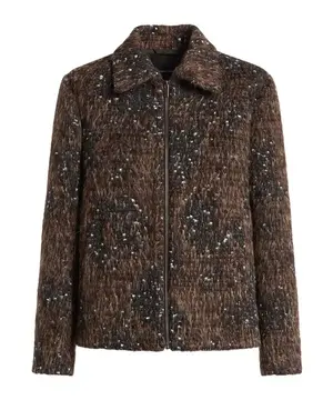 Peserico Zip-up Collared Jacket - Black
