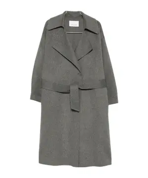THE FRANKIE SHOP Double-breasted Belted Coat