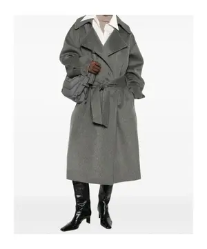 THE FRANKIE SHOP Double-breasted Belted Coat