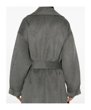 THE FRANKIE SHOP Double-breasted Belted Coat