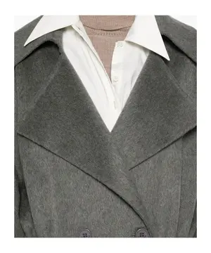 THE FRANKIE SHOP Double-breasted Belted Coat