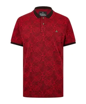VIVIENNE WESTWOOD Viv Graffiti Polo Sn62 - Red