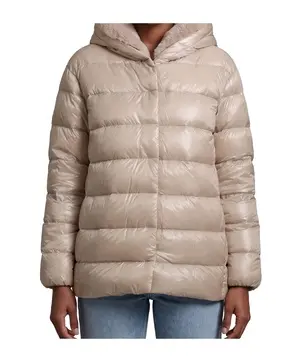 Herno Hooded Faux Fur Down Jacket