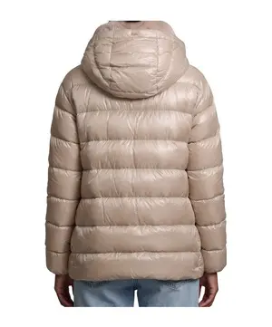 Herno Hooded Faux Fur Down Jacket