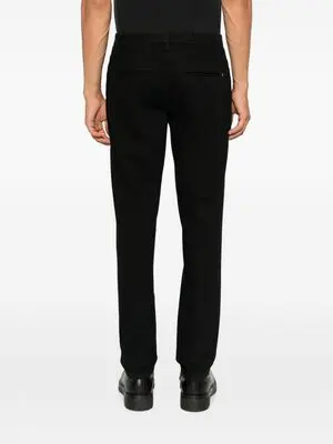 DONDUP Turn-up Trim Straight-leg Jeans - Black