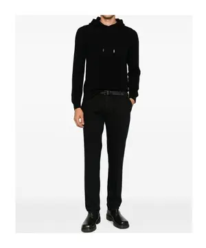 DONDUP Turn-up Trim Straight-leg Jeans - Black