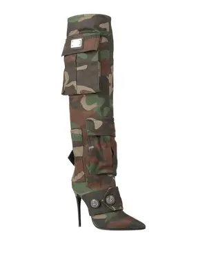 Dolce & Gabbana Camouflage High-heeled Boots