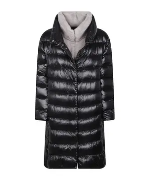 Herno Quilted High-neck Down Jacket - Black