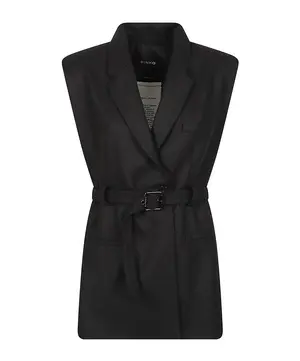 Pinko Nuraqus Vest - Brown