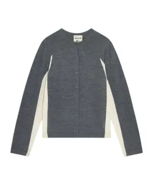 SEMICOUTURE Knit Cardigan With Contrasting Panels