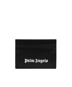 Palm Angels Logo Card Holder - Black
