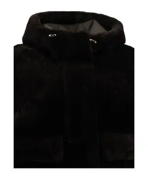 BLANCHA Hooded Fur Jacket