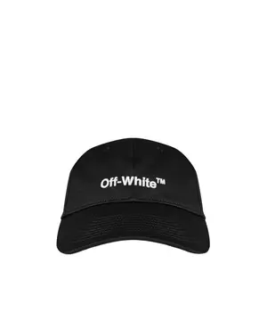 Off-White Logo Baseball Cap - Black