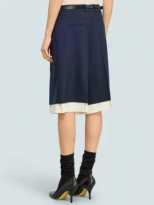 SEMICOUTURE Tailored Straight-leg Shorts