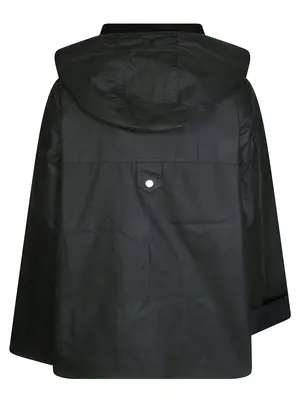 Barbour Hooded Zip-up Jacket - Black