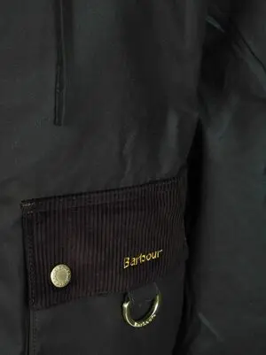 Barbour Hooded Zip-up Jacket - Black