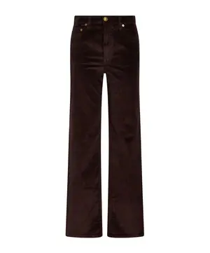 Rag & Bone Solid Color Casual Trousers - Black