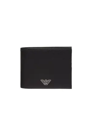 Emporio Armani Logo Wallet - Black