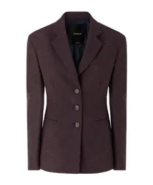 Pinko Single-breasted Blazer - Red