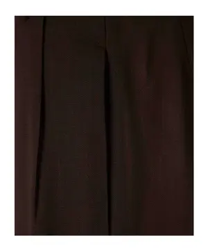 TOM FORD Wide-leg Pleated Wool Trousers