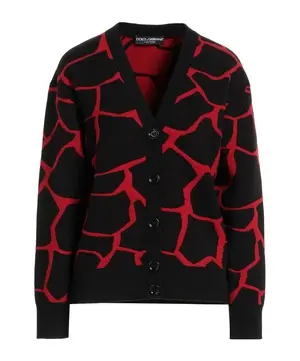 Dolce & Gabbana Two-tone Printed Cardigan