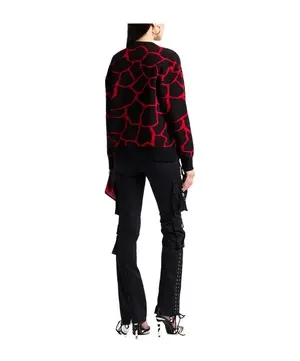 Dolce & Gabbana Two-tone Printed Cardigan