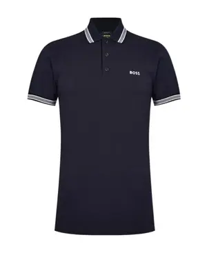 Hugo Boss Navy Blue Short-sleeved Polo Shirt