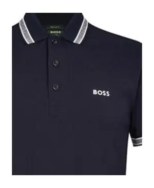 Hugo Boss Navy Blue Short-sleeved Polo Shirt