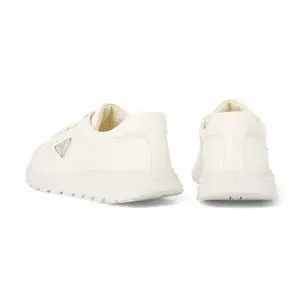 Prada Lace-up Round Toe Sneakers