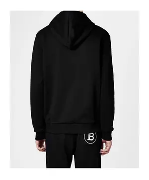 Balmain Logo Cotton Printed Hoodie