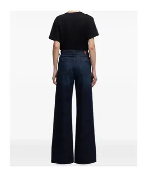 7 For All Mankind Wide-leg Jeans - Blue