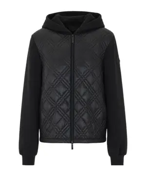 Moncler Long Sleeve Quilted Hooded Jacket