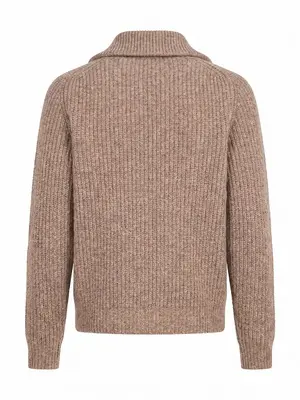 Peserico Zip-up Knit Sweater