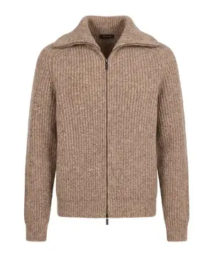 Peserico Zip-up Knit Sweater - No