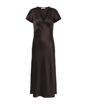Dorothee Schumacher Shiny Satin Midi Dress