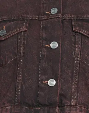 GANNI Denim Trucker Jacket With Fringes