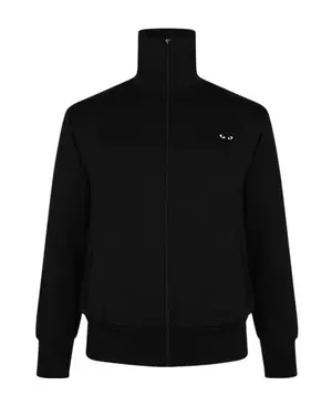 Play Comme Des Garcon Logo Sweater - Black