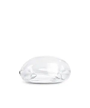 Alaïa Sculptural Glass Open-ended Bracelet - Transparent