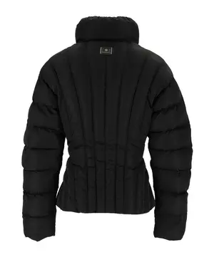 Elisabetta Franchi Down Jacket In Voile Fabric